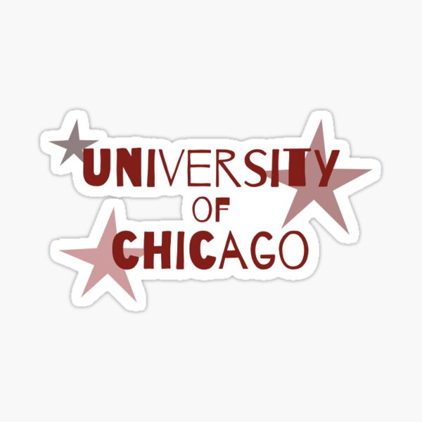 "UChicago!" Sticker by susietruitt | Redbubble