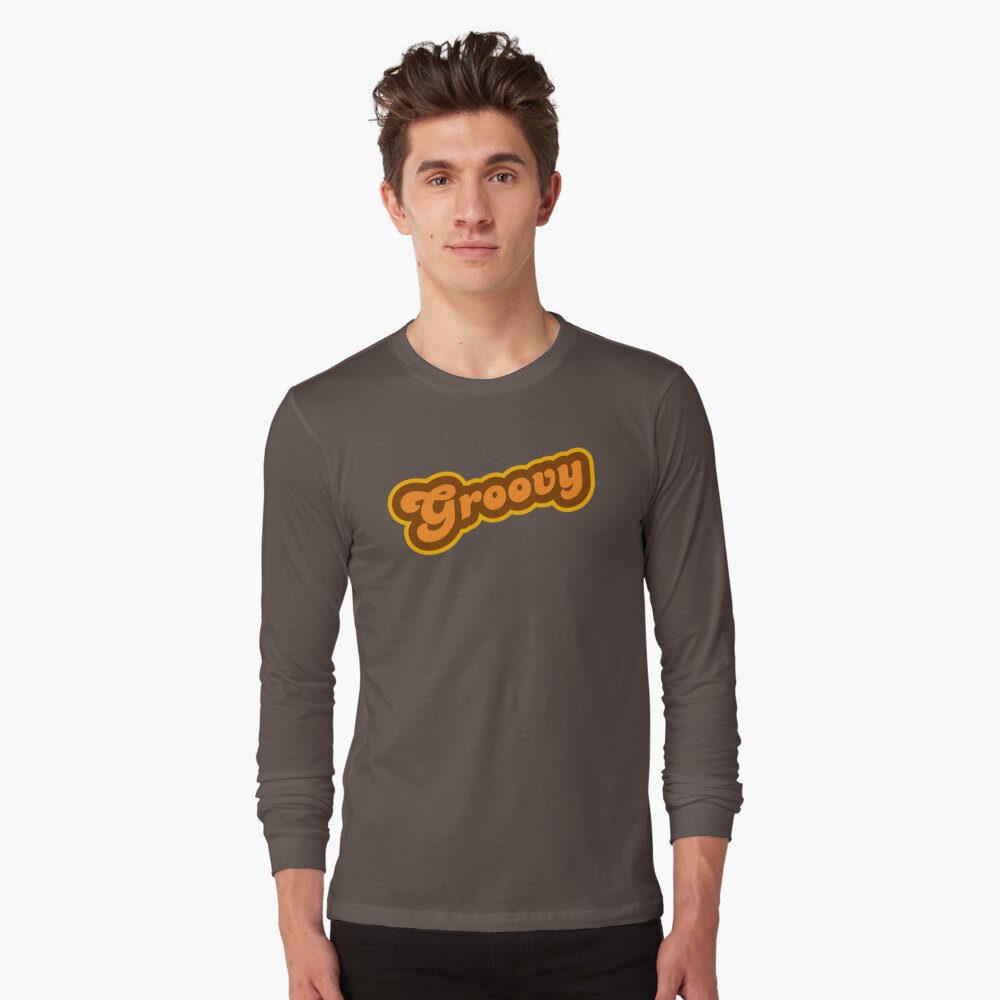 "Groovy - Retro 70s - Logo" Sticker for Sale by graphix | Redbubble