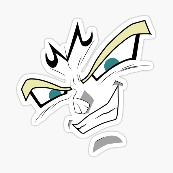 "Majin Vegeta Face" Sticker for Sale by Meltey | Redbubble