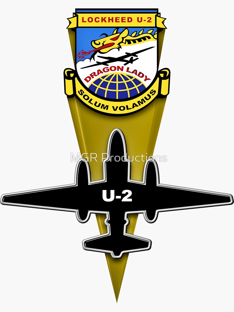 "U-2 Black Logo" Sticker by Quatrosales | Redbubble