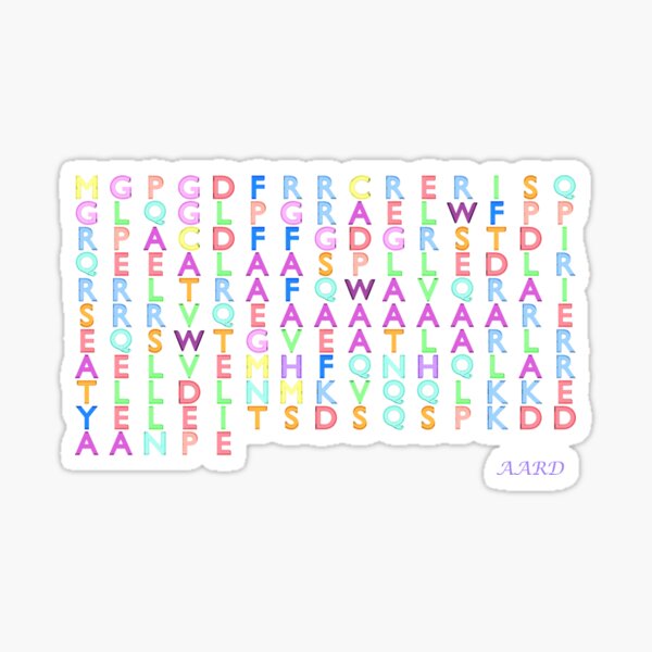 Aard Stickers | Redbubble