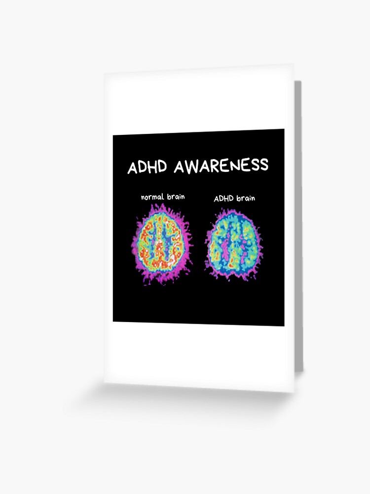 "ADHD Awareness" Greeting Card for Sale by quinnhopp | Redbubble