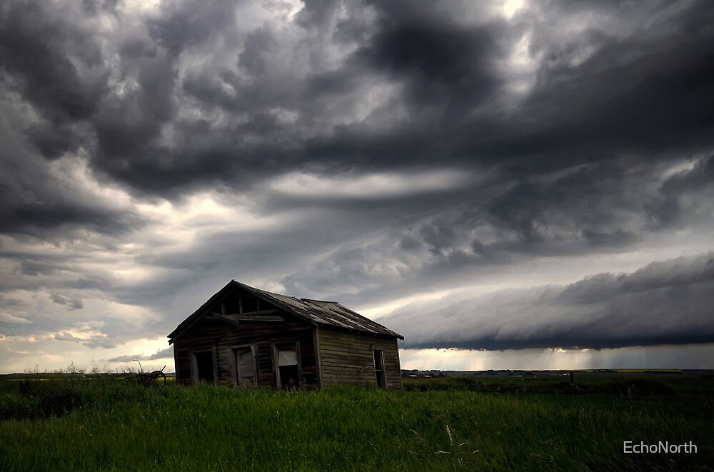 "Irricana Storm Shack" by EchoNorth | Redbubble