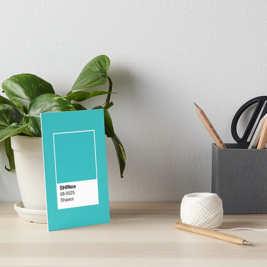 "SHINee Shawol (Fandom Inspired Colour Swatches)" Sticker for Sale by ...