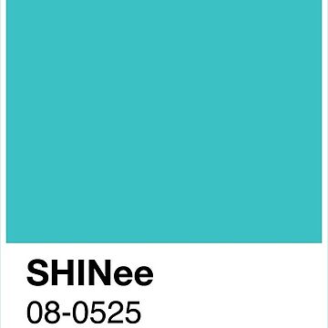 "SHINee Shawol (Fandom Inspired Colour Swatches)" Sticker for Sale by ...
