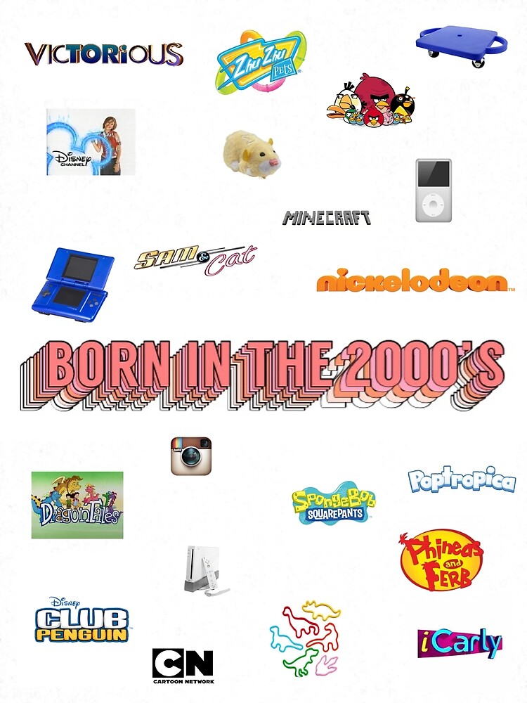 "Born In The 2000's Nostalgia " Poster for Sale by annabelleballet ...