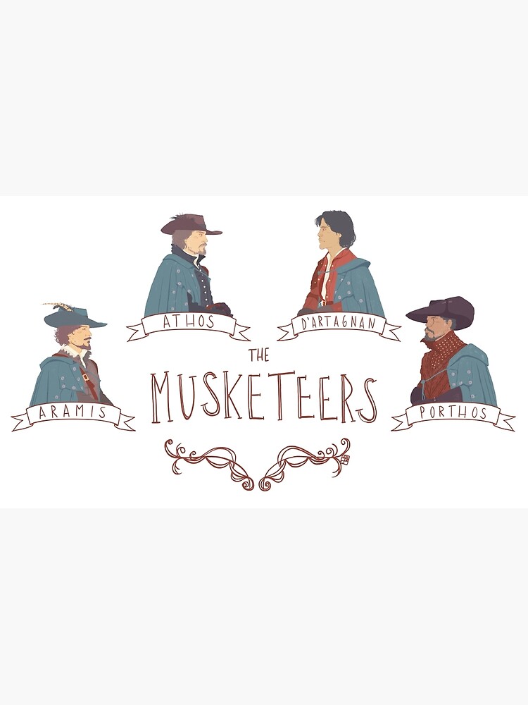 "The Musketeers" Poster for Sale by Illustrate-her | Redbubble