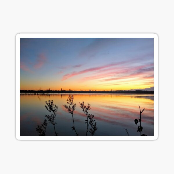 "sunrise " Sticker by georgiamh | Redbubble