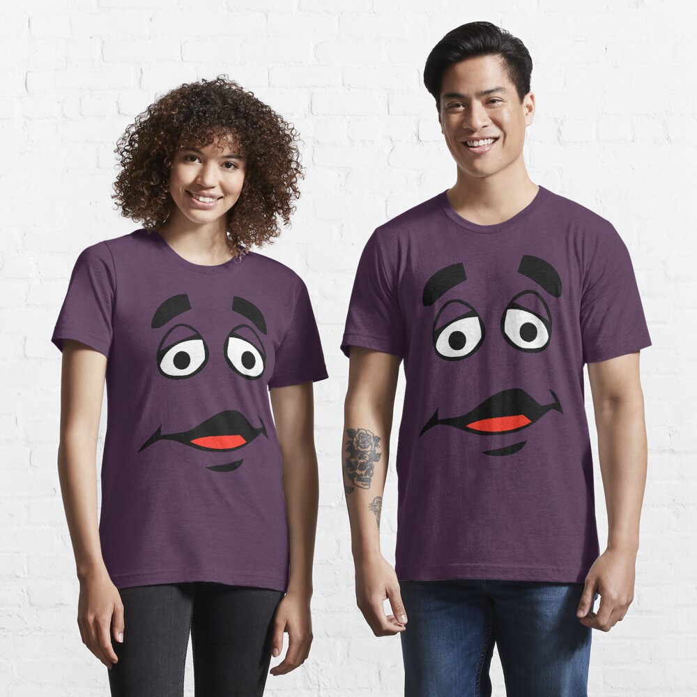 "Grimace Cartoon Design - Transparent Background " T-shirt for Sale by ...