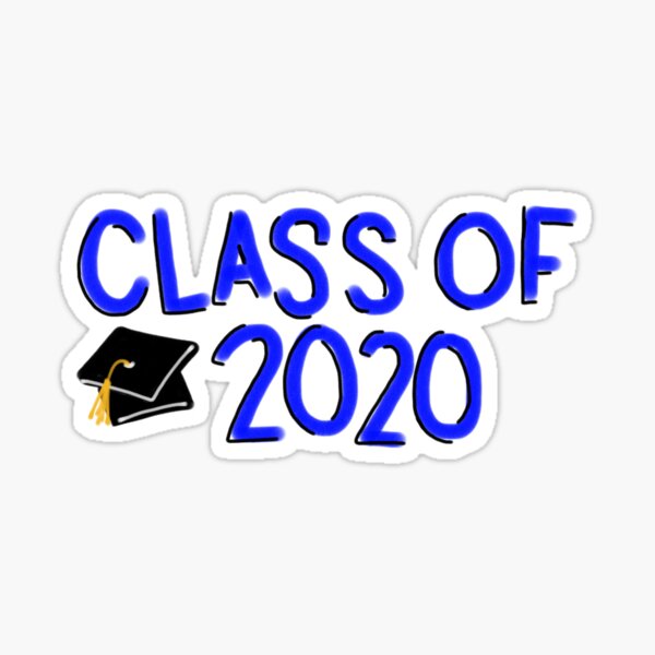 "Class of 2020" Sticker by gblenker | Redbubble