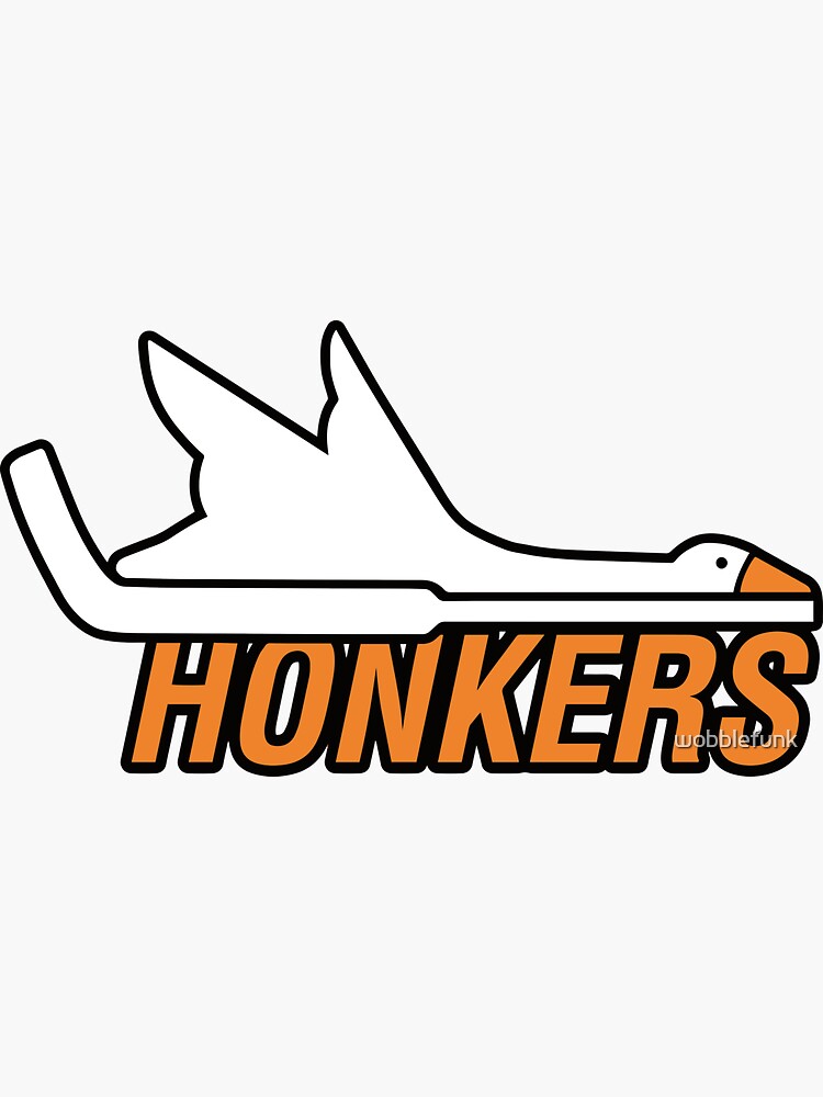 "Honkers Hockey" Sticker for Sale by wobblefunk | Redbubble