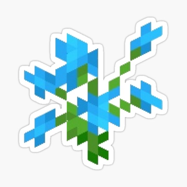 "Minecraft flower" Sticker by Jessijrv | Redbubble