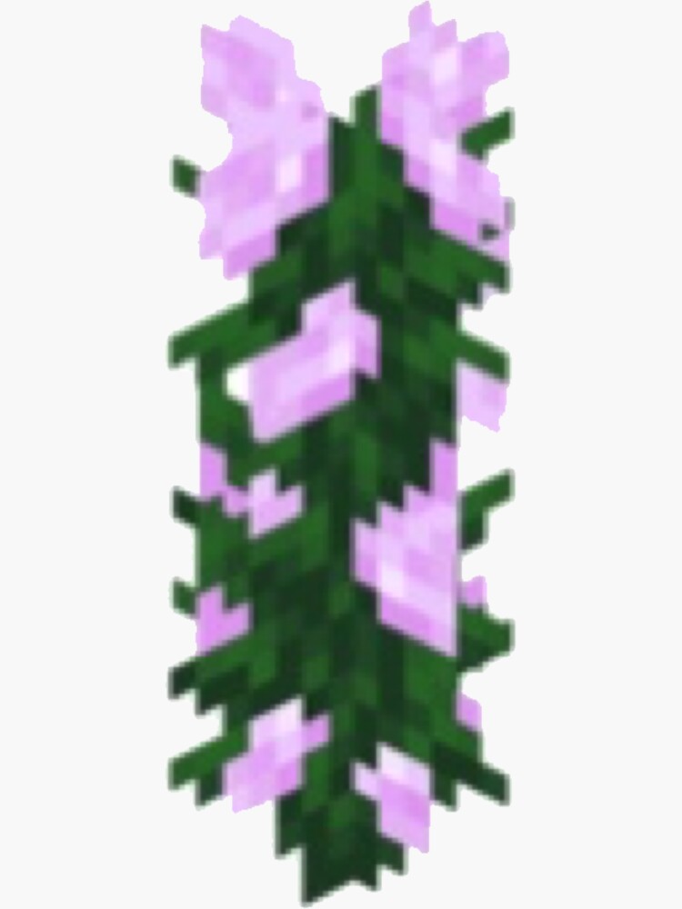"Minecraft flower" Sticker by Jessijrv | Redbubble