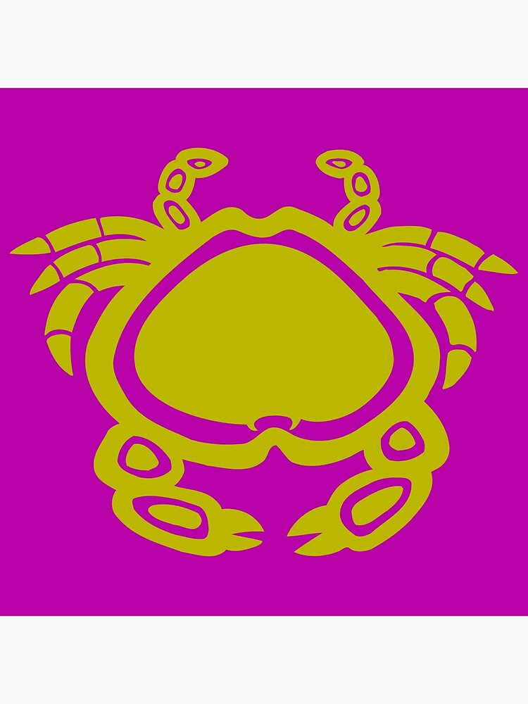 "Indiginous Aboriginal Crab" Poster for Sale by James Hindermeier ...