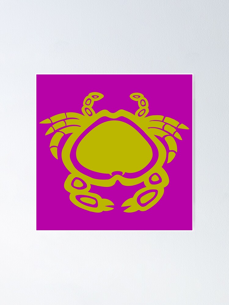 "Indiginous Aboriginal Crab" Poster for Sale by James Hindermeier ...