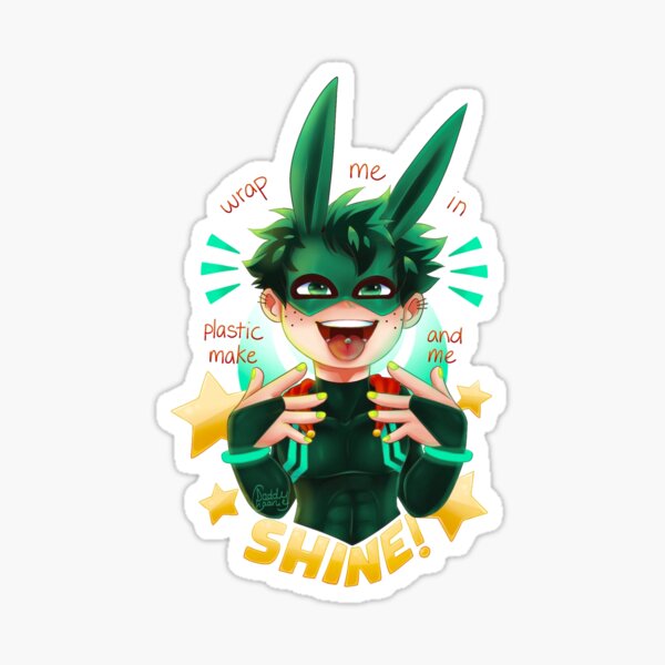 "villain deku" Sticker for Sale by daddycharu | Redbubble