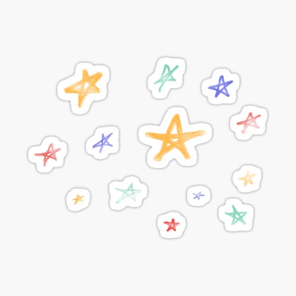 "stars sticker pack" Sticker for Sale by juji316 | Redbubble