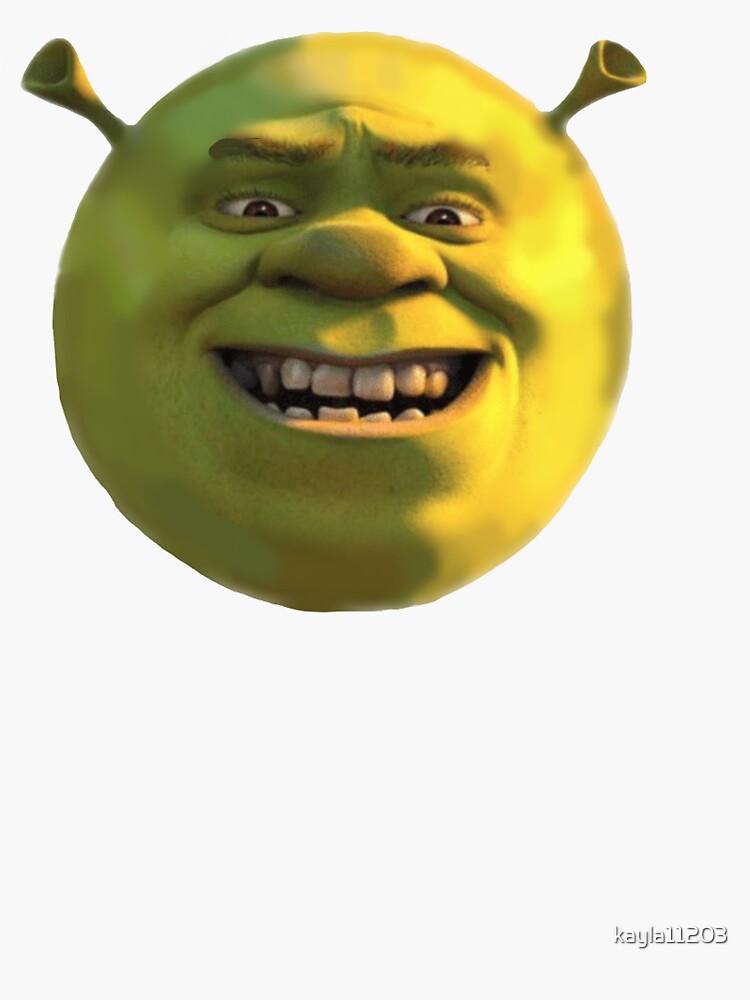 "Shrek Emoji" Sticker for Sale by kayla11203 | Redbubble