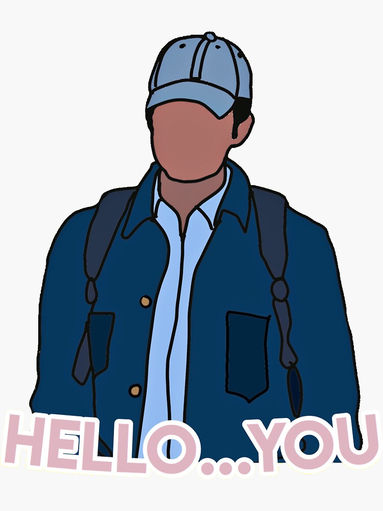 "HELLO....YOU Joe Goldberg sticker/etc." Sticker for Sale by ...