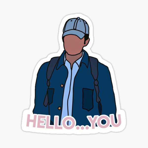 "HELLO....YOU Joe Goldberg sticker/etc." Sticker for Sale by ...