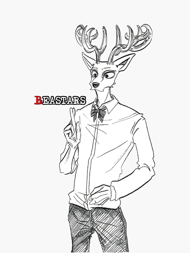 " Beastars Logo Louis " Sticker by Michaelsans | Redbubble