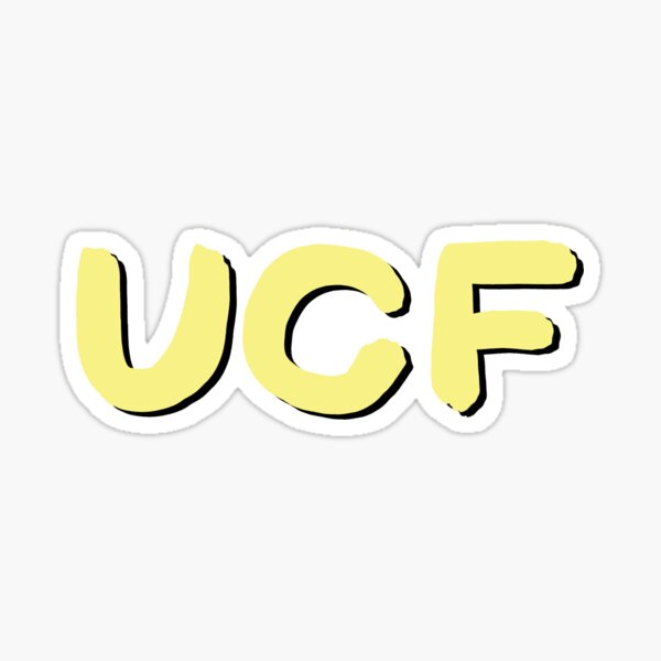"ucf" Sticker for Sale by inthenarrative | Redbubble