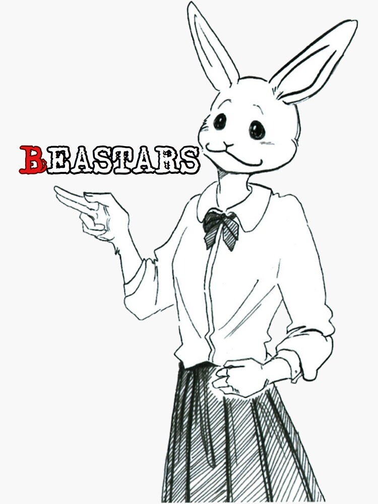 Pegatina «Beastars Logo Haru pegatina» de Michaelsans | Redbubble