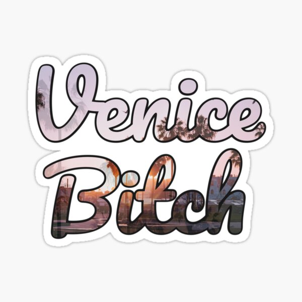 "Venice Bitch" Sticker by aleyna22 | Redbubble
