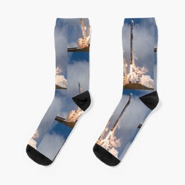 "SpaceX rocket launch" Socks for Sale by Star-Citizen | Redbubble