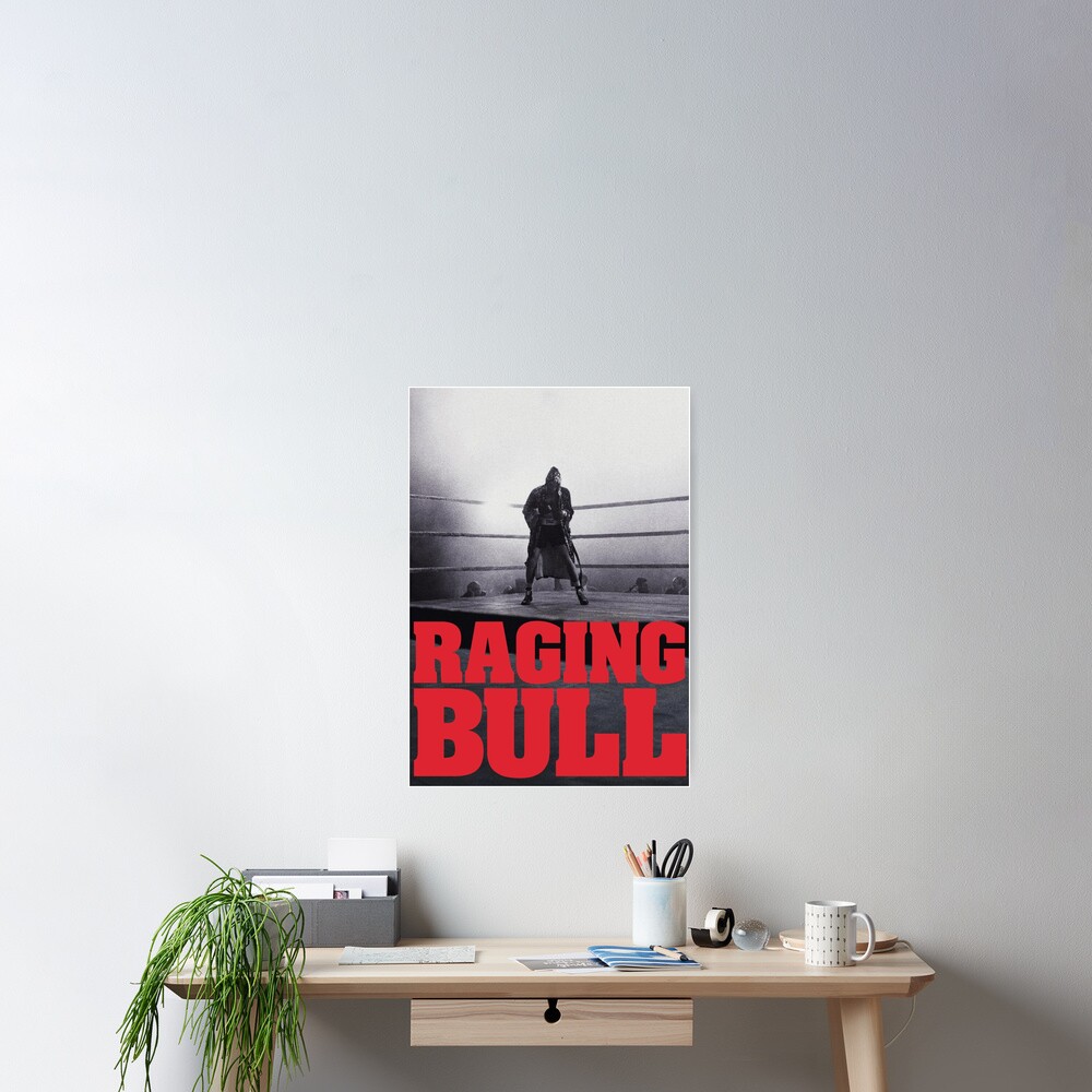 "Raging Bull Title Poster" Poster by TheDreadfulZero | Redbubble