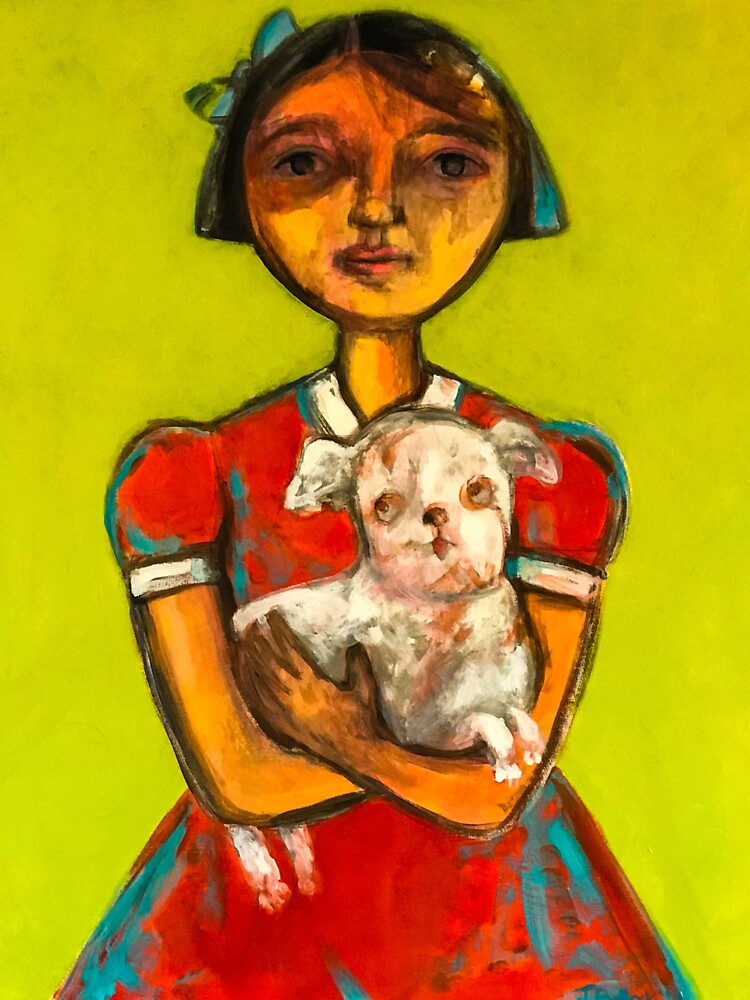 "Compassionate Girl by Jocelyn Bullock" Sticker for Sale by joce1962 ...