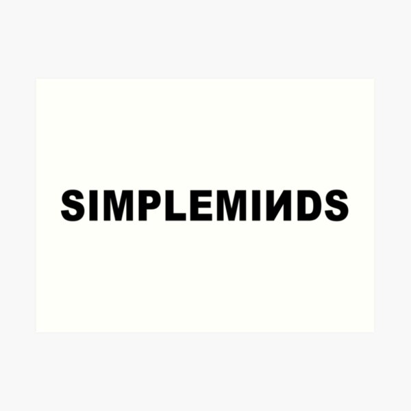 "Simple Minds logo" Art Print by ColSmokie | Redbubble