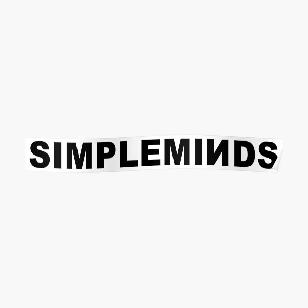 Póster «Logotipo de Simple Minds» de ColSmokie | Redbubble