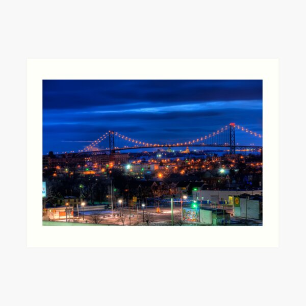 Ambassador Bridge Wall Art | Redbubble