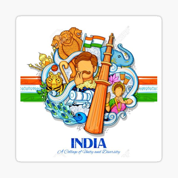 "Traditional design of India" Sticker for Sale by Khanchoice | Redbubble