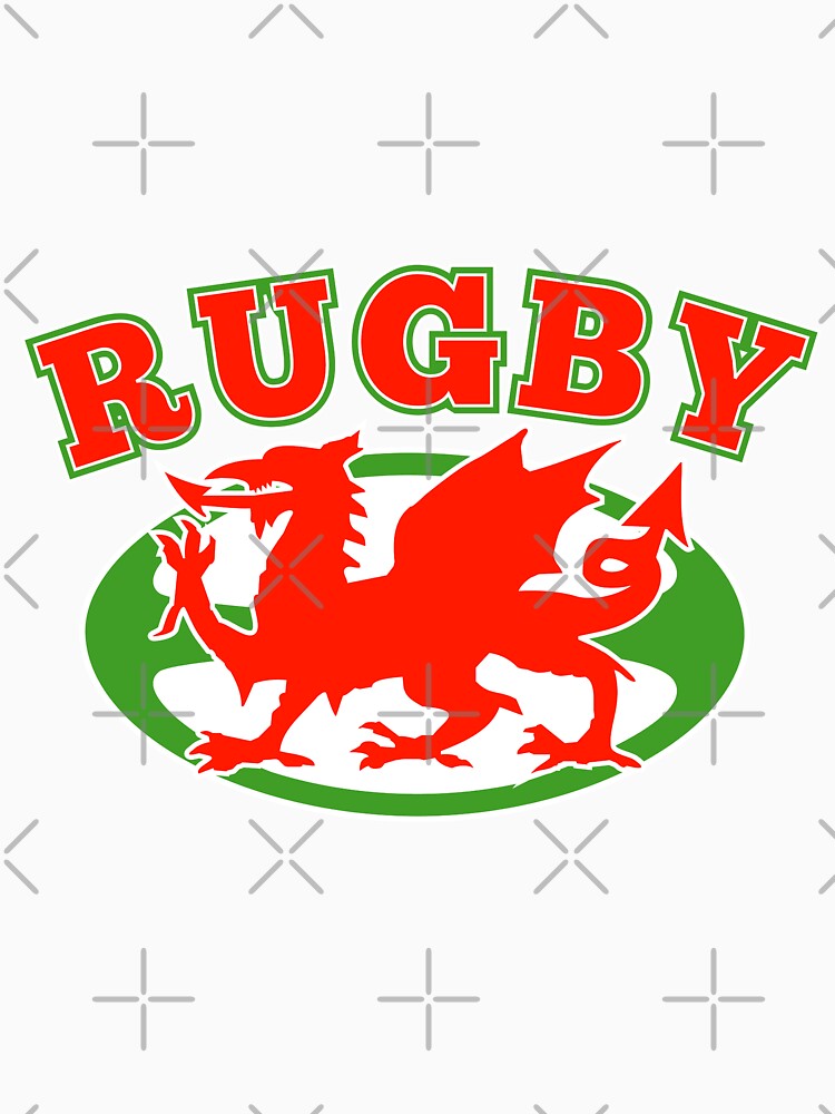 "Welsh dragon rugby ball Wales Flag" T-shirt for Sale by patrimonio ...