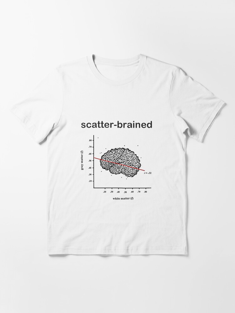 "Scatter-Brained" T-shirt for Sale by bumpybrains | Redbubble ...