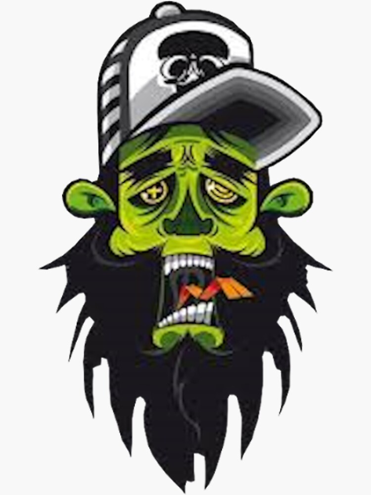 "Dope Zombie" Sticker for Sale by HighLife216 | Redbubble