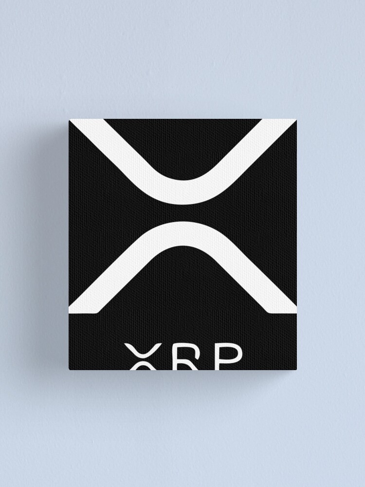 "XRP RIPPLE NEW LOGO" Canvas Print by suddenlysomeday | Redbubble