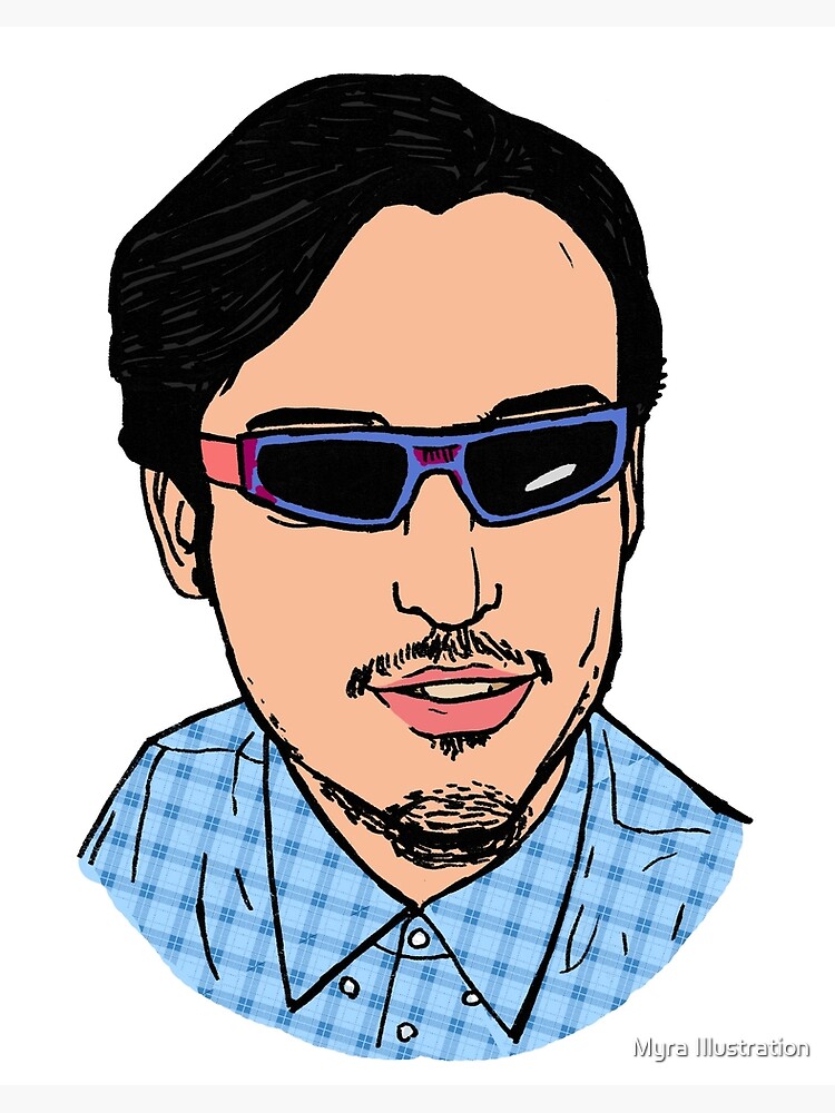 "Filthy Frank Face Portrait Pink Guy Joji Sticker" Art Print for Sale ...