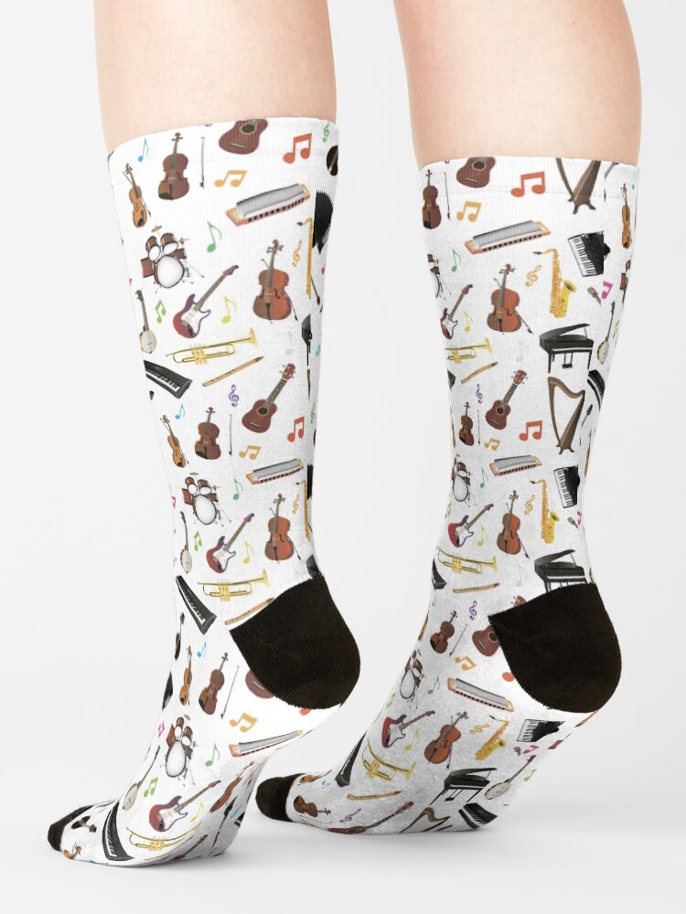 "Various Musical Instruments" Socks for Sale by NorseTech | Redbubble