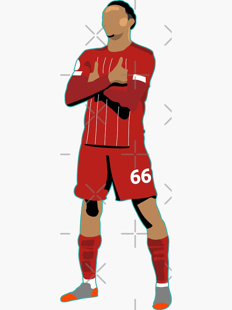 "Trent Alexander Arnold Pose" Sticker for Sale by NerdTimeLucky | Redbubble