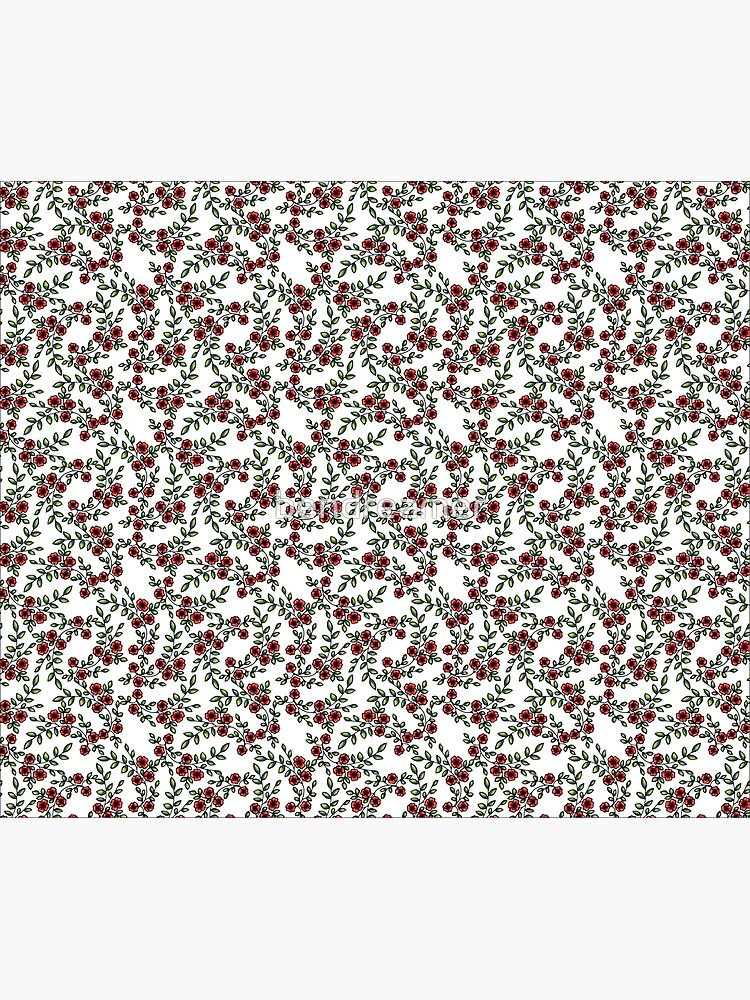 "Red Flower Pattern Minimalistic Design " Poster for Sale by bendreamer ...