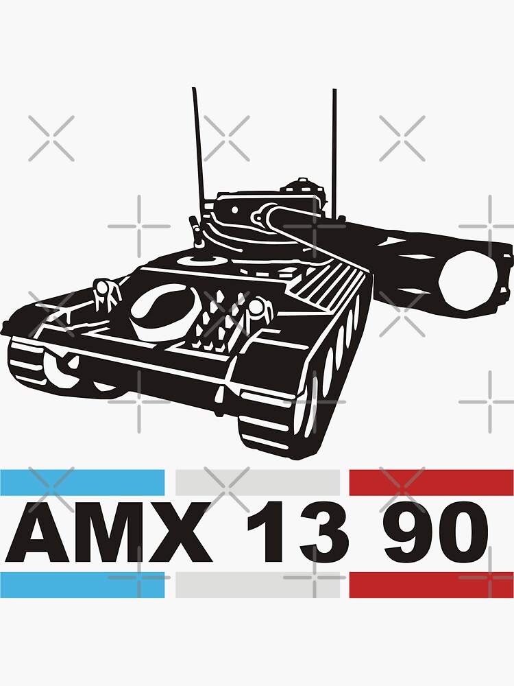 " French tank AMX 13 90" Sticker by FAawRay | Redbubble