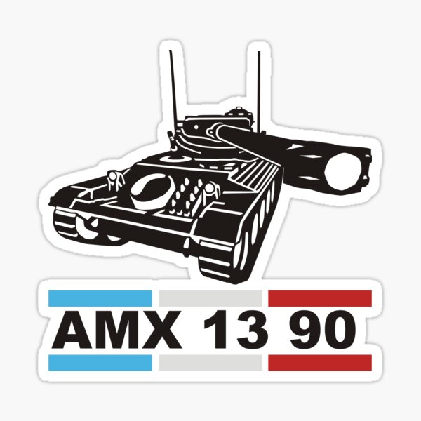 " French tank AMX 13 90" Sticker by FAawRay | Redbubble