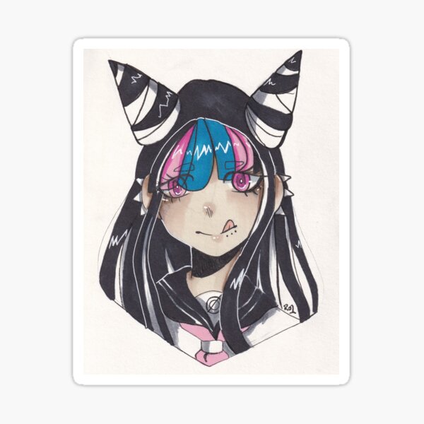 "Ibuki Mioda" Sticker for Sale by Ro1art | Redbubble