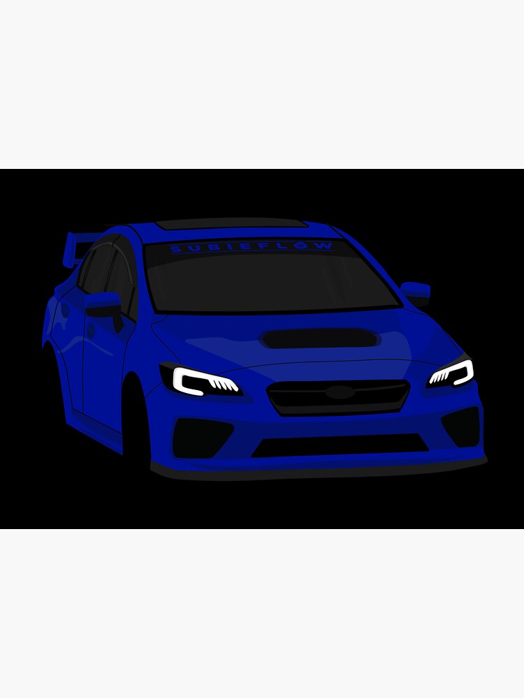 "Subaru WRX blue Subieflow" Sticker by haleyfrisch | Redbubble