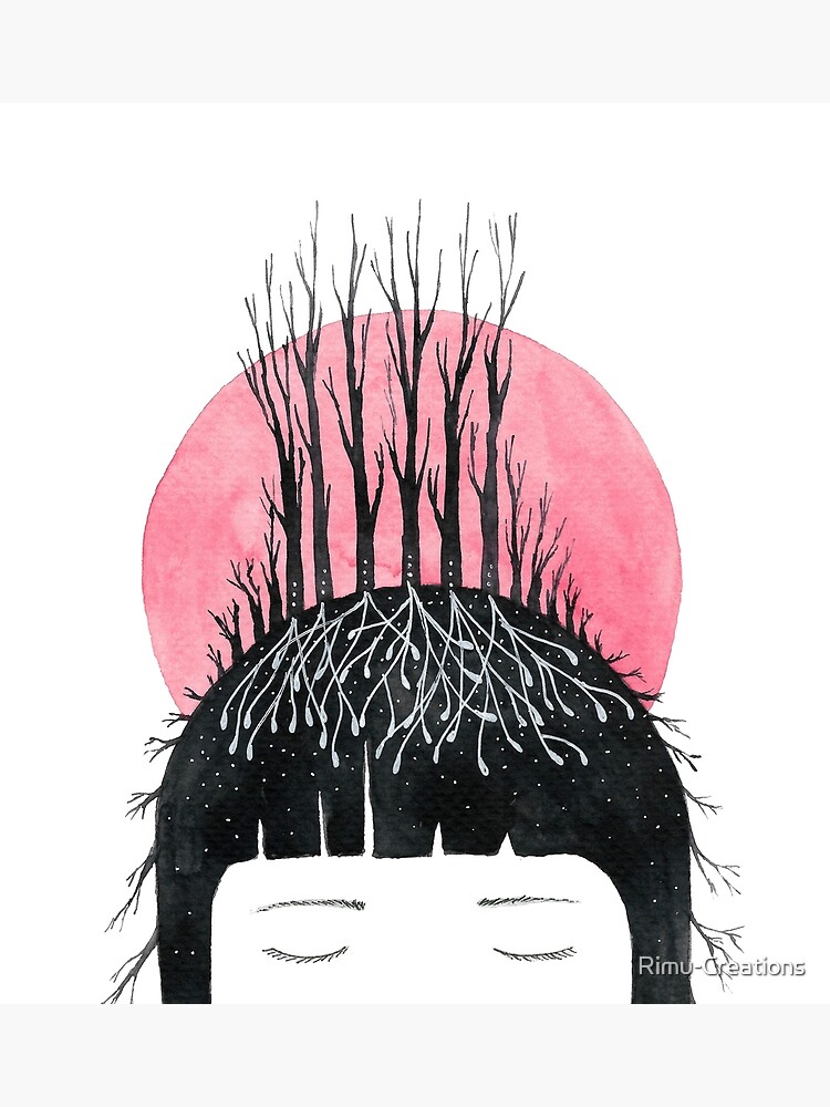 "Forest head" Poster for Sale by Rimu-Creations | Redbubble