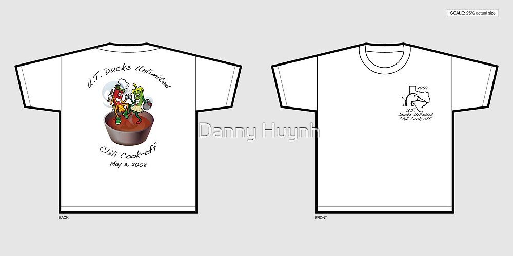 "Chili Cook-Off T-Shirt Design" by Danny Huynh | Redbubble