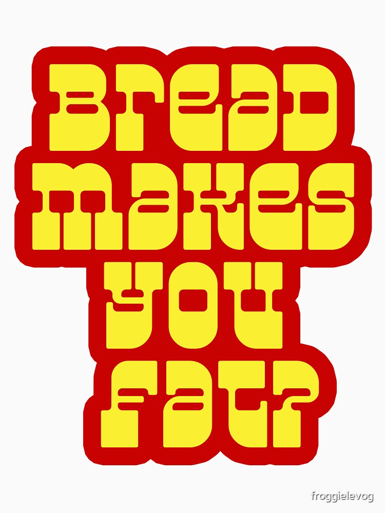 "Scott Pilgrim - Bread Makes You Fat?" T-shirt for Sale by froggielevog ...